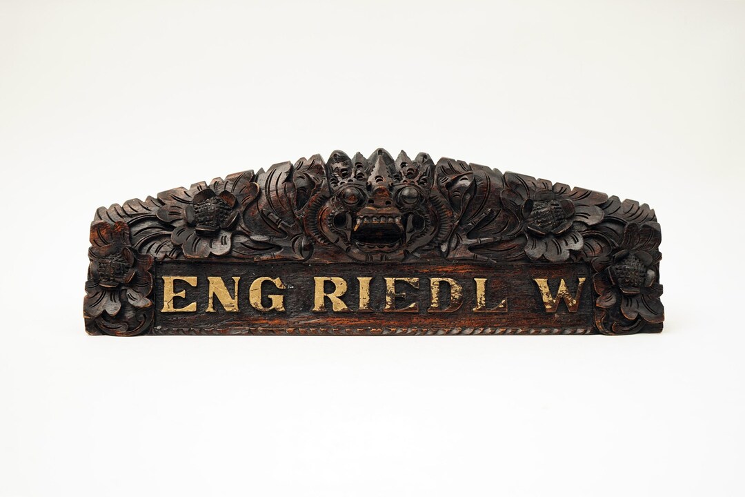 Vintage Custom Name Plate / Hand Carved / Name Board / Barong Wooden ...