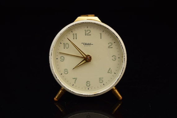 Vintage Diehl Diletta Desk Clock / Mechanical Clock / Table | Etsy