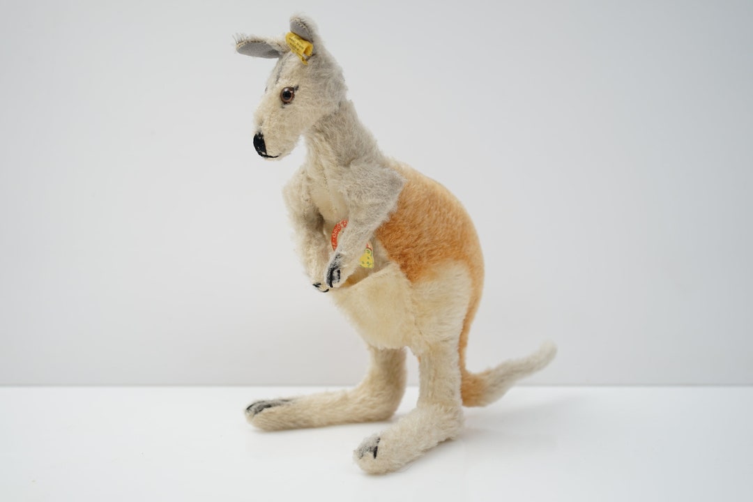 Vintage Steiff Kangaroo / Linda / Mohair - Etsy