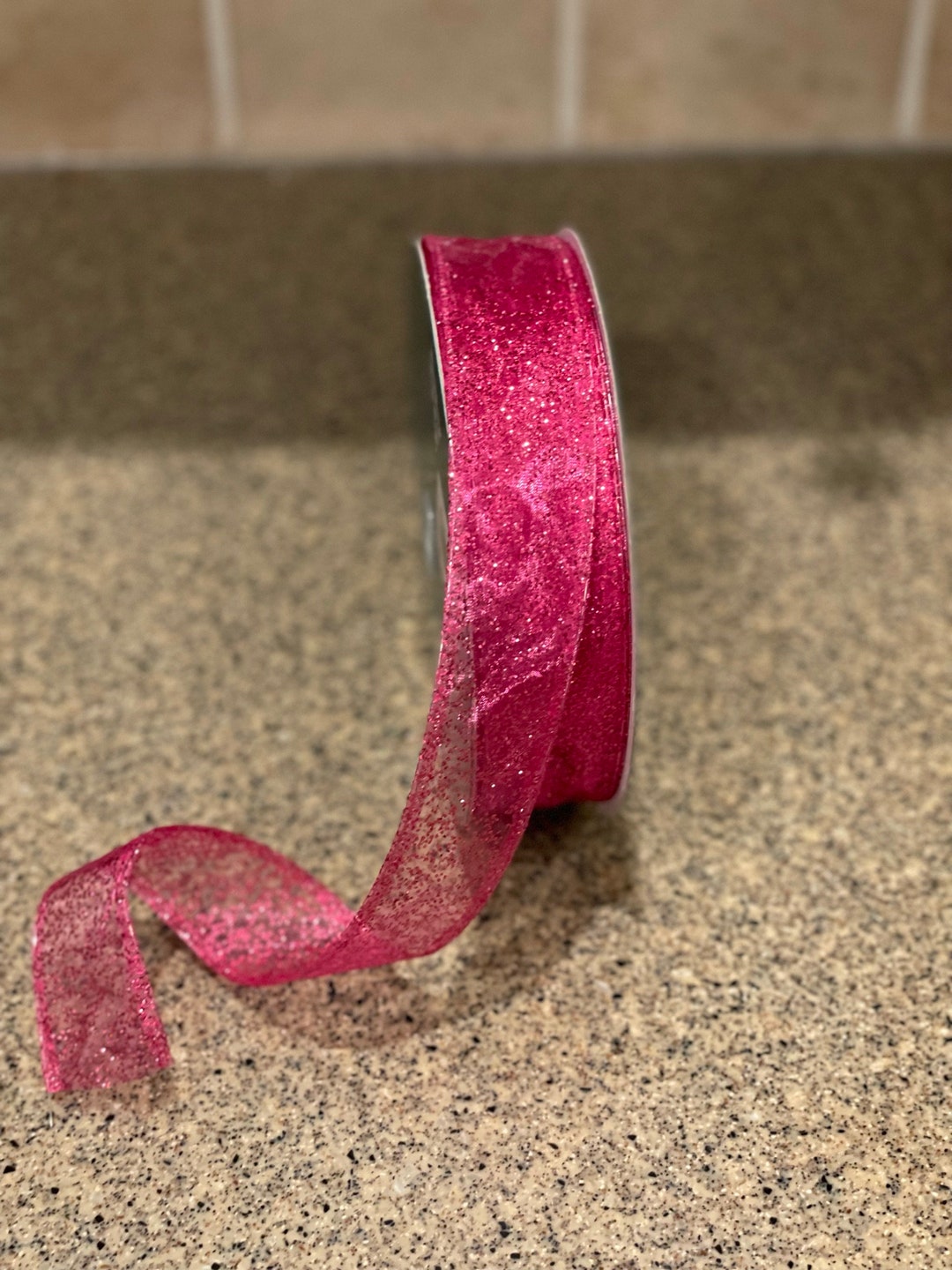 1.5" Sheer Pink Wired Ribbon - Etsy