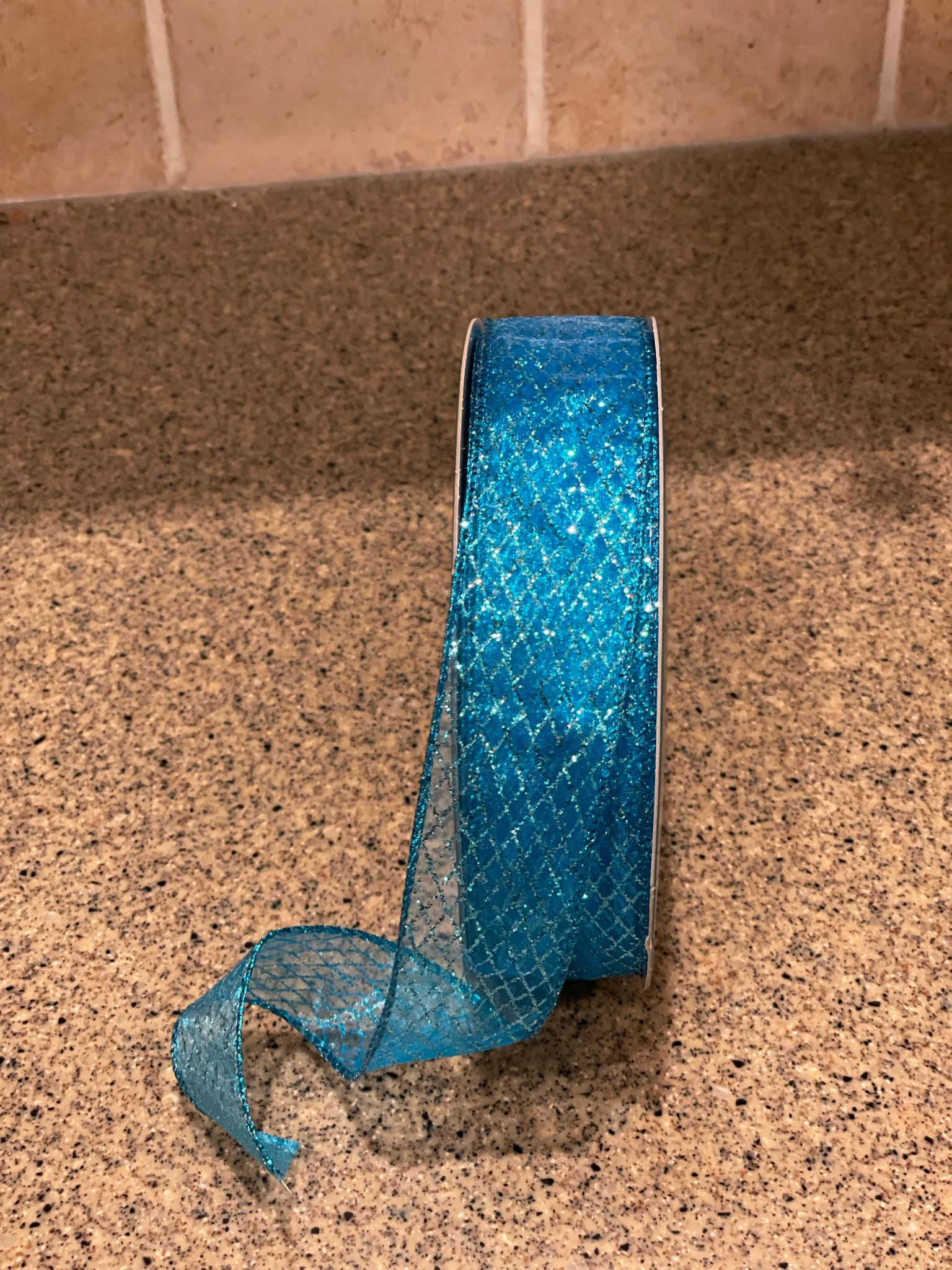 1.5" Sheer Blue Wired Ribbon - Etsy