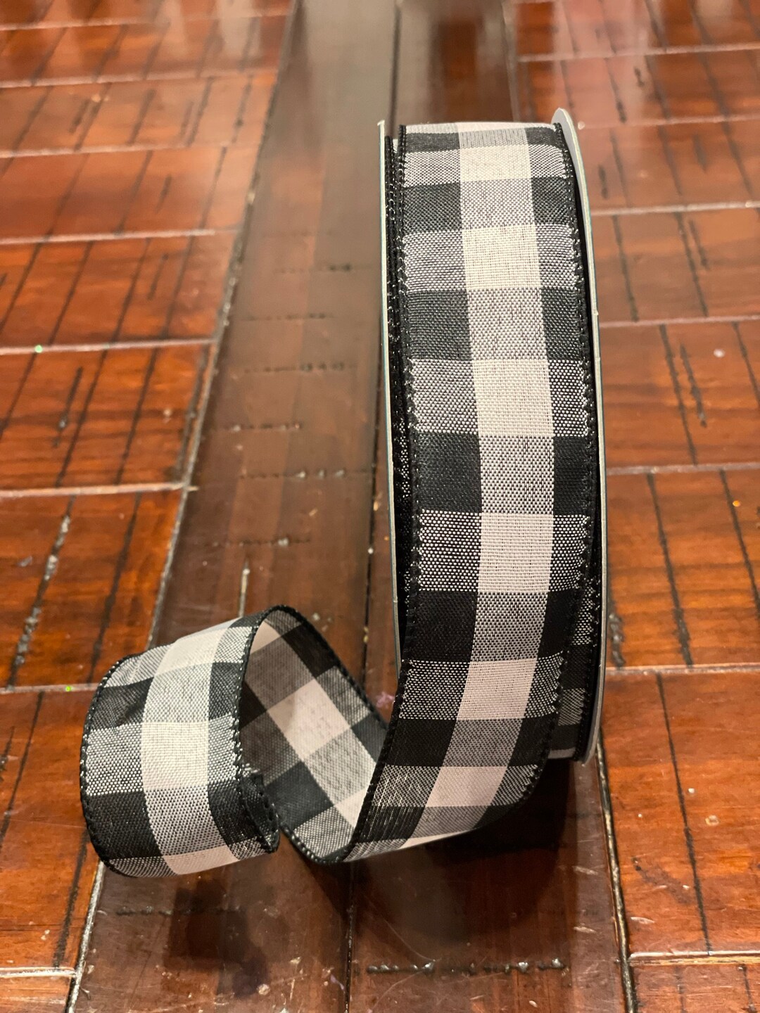Wired Buffalo Checkered Ribbon - Etsy