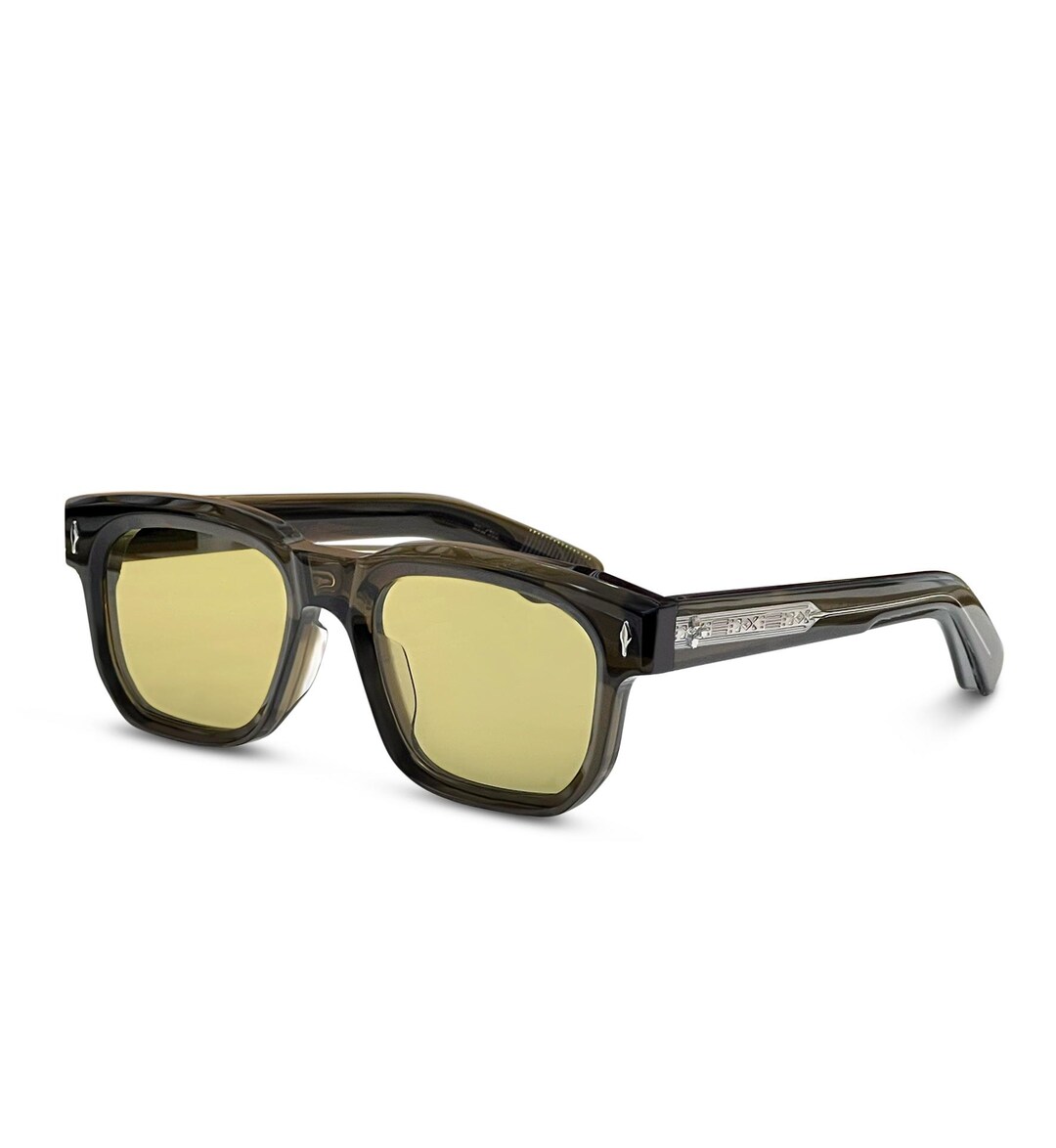 JMM Sunglasses - Plaza - Olive Green /yellow - Etsy