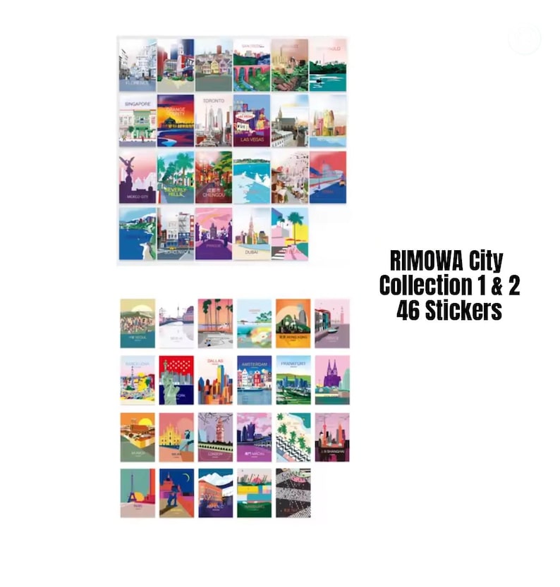 RIMOWA City Travel Stickers for Luxury Luggage & Laptop | Global ...