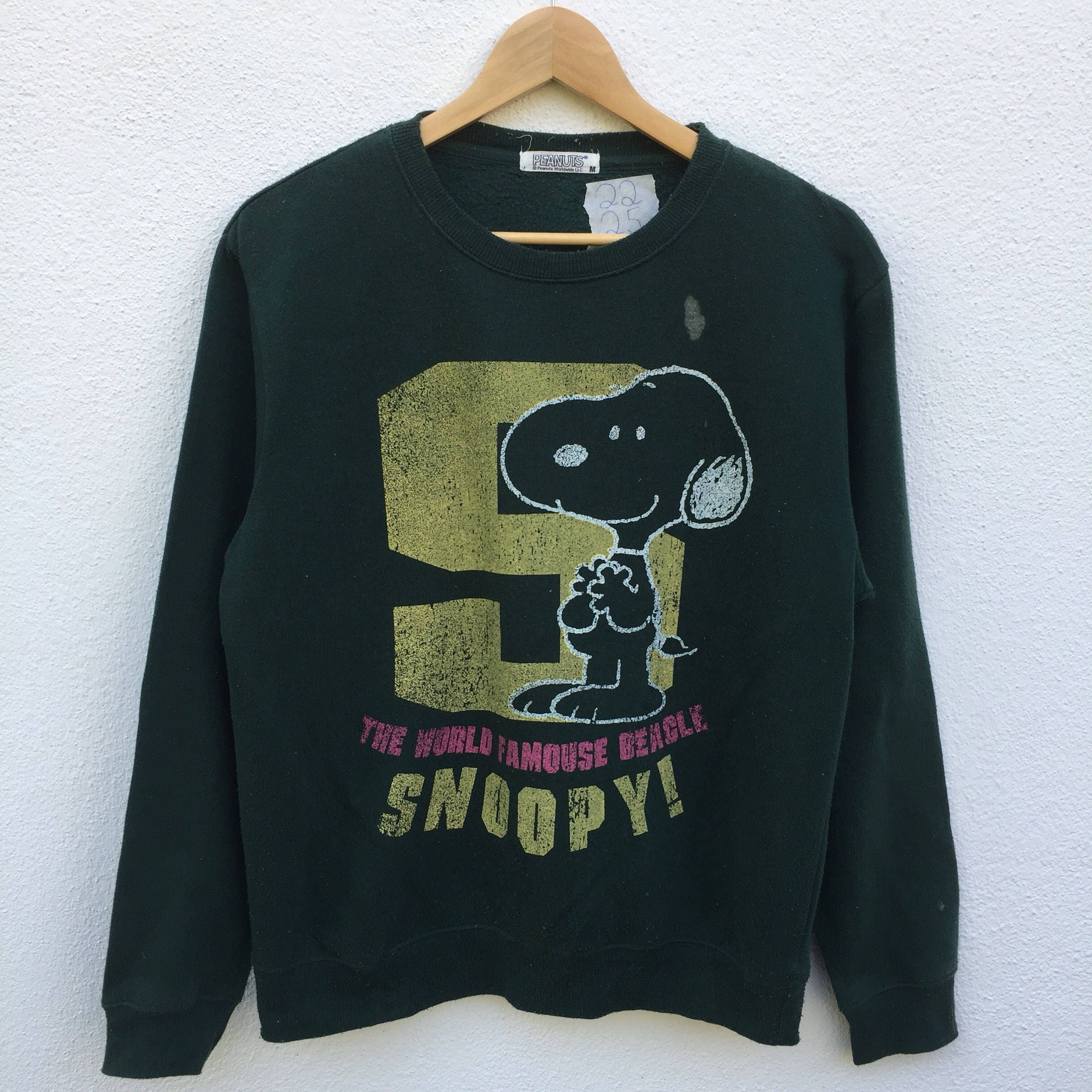 Vintage 90s Snoopy Sweatshirt Pullover Etsy