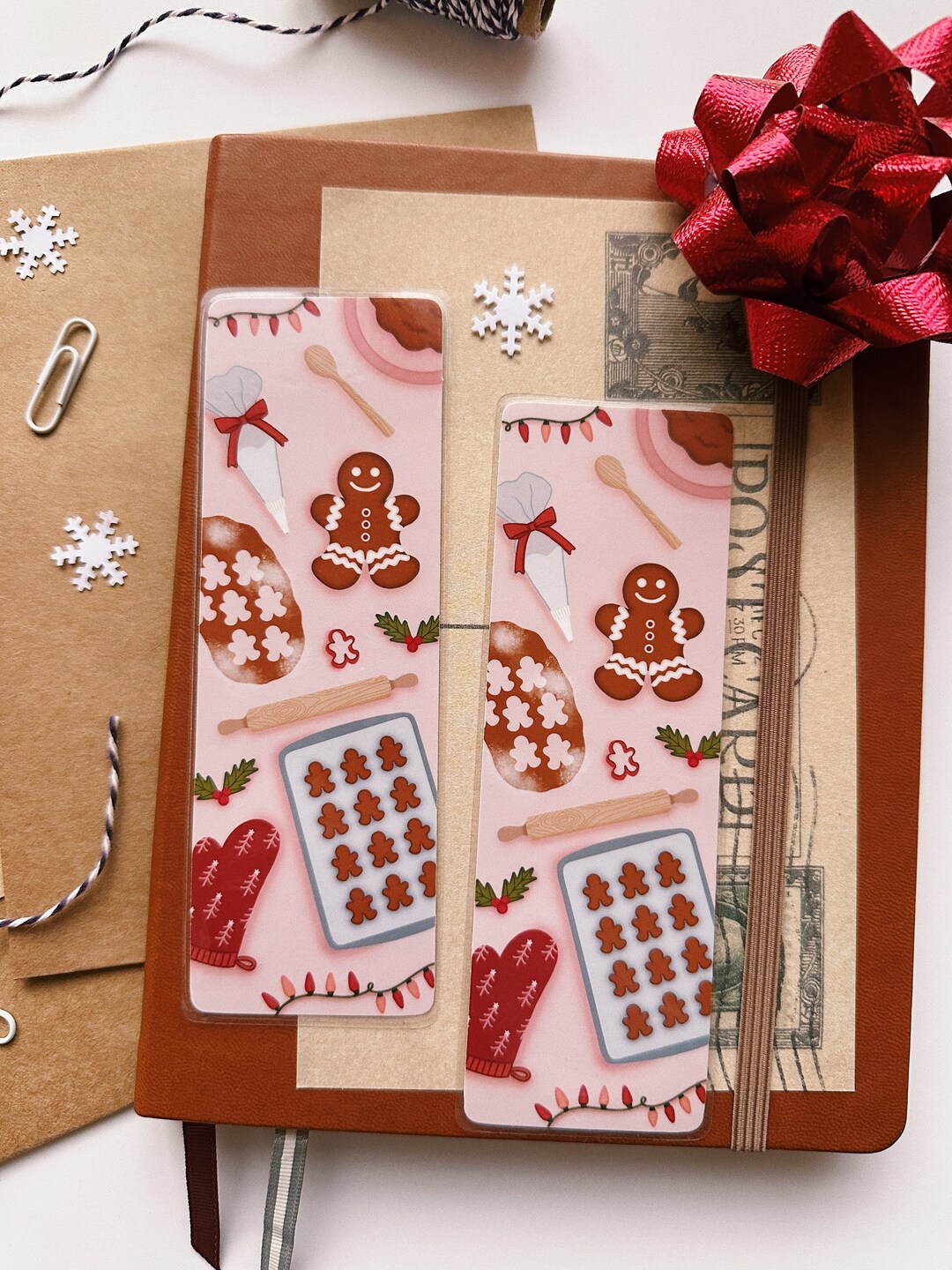 Holiday Cozy Baking Bookmark 2x6 Inches - Etsy