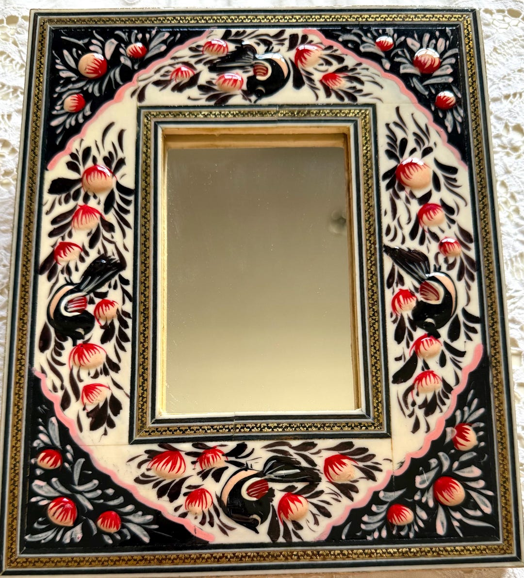 Wooden Inlay Frame for Home Decor , Handmade Persian Khatam Kari ...