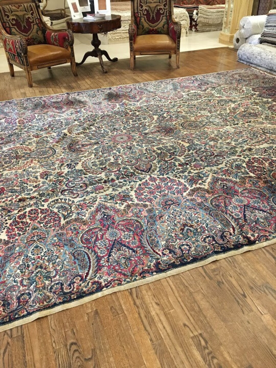 Antique Persian Kerman - Etsy