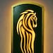 Lord of the Rings Rohan Flag Shield Led Wall Decoration - Etsy