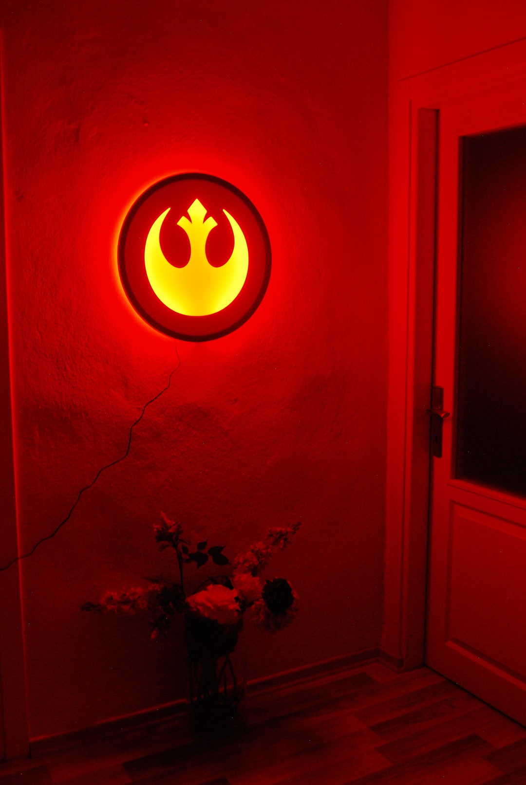 Star Wars Rebel Alliance Starbird Led Wall Decoration - Etsy