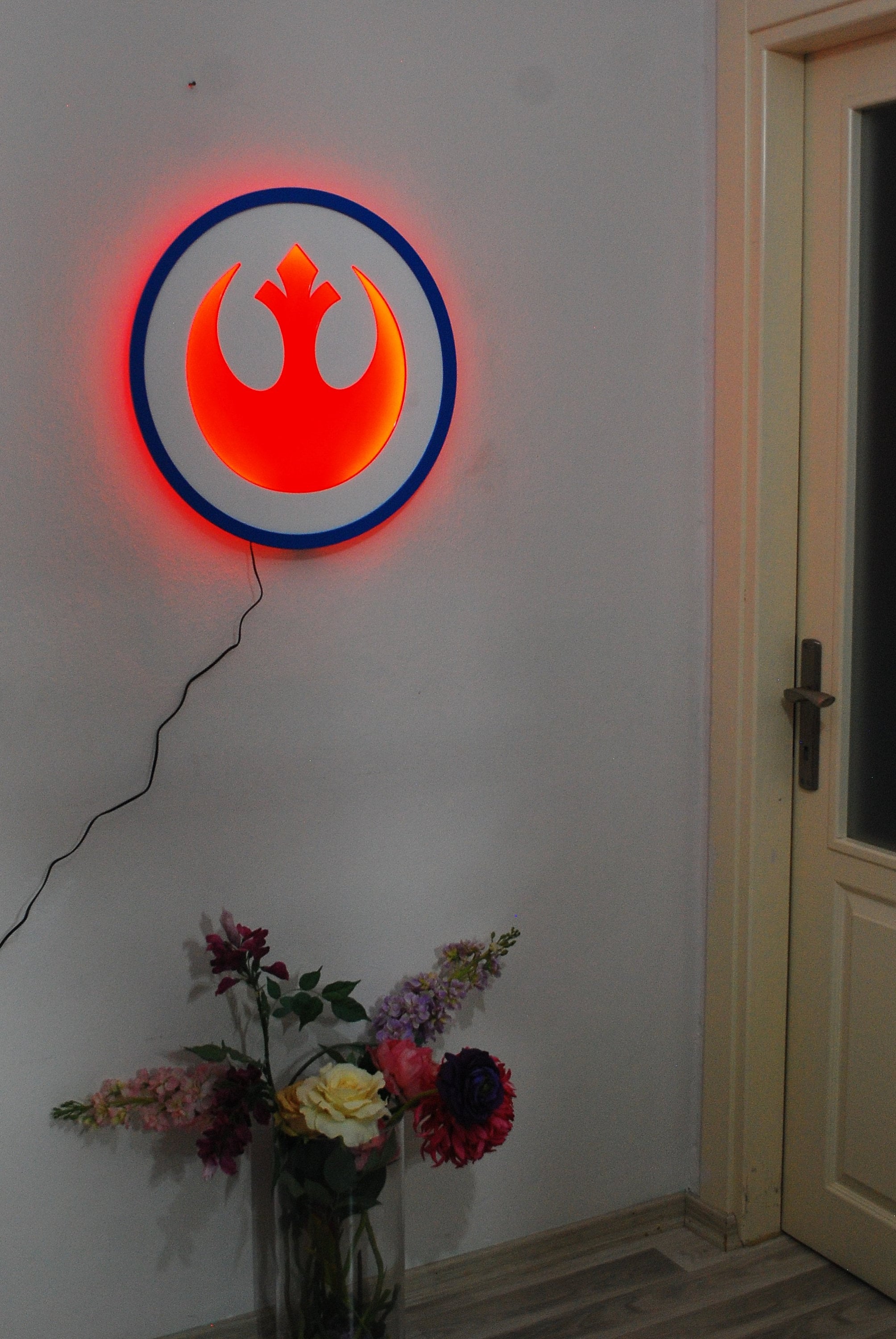 Star Wars Rebel Alliance Starbird Led Wall Decoration - Etsy