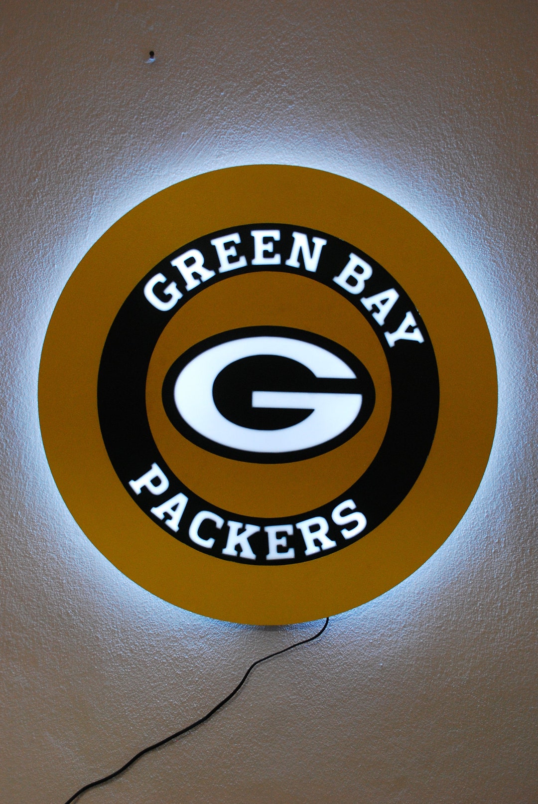 Green Bay Packers Led Wall Decoration - Etsy
