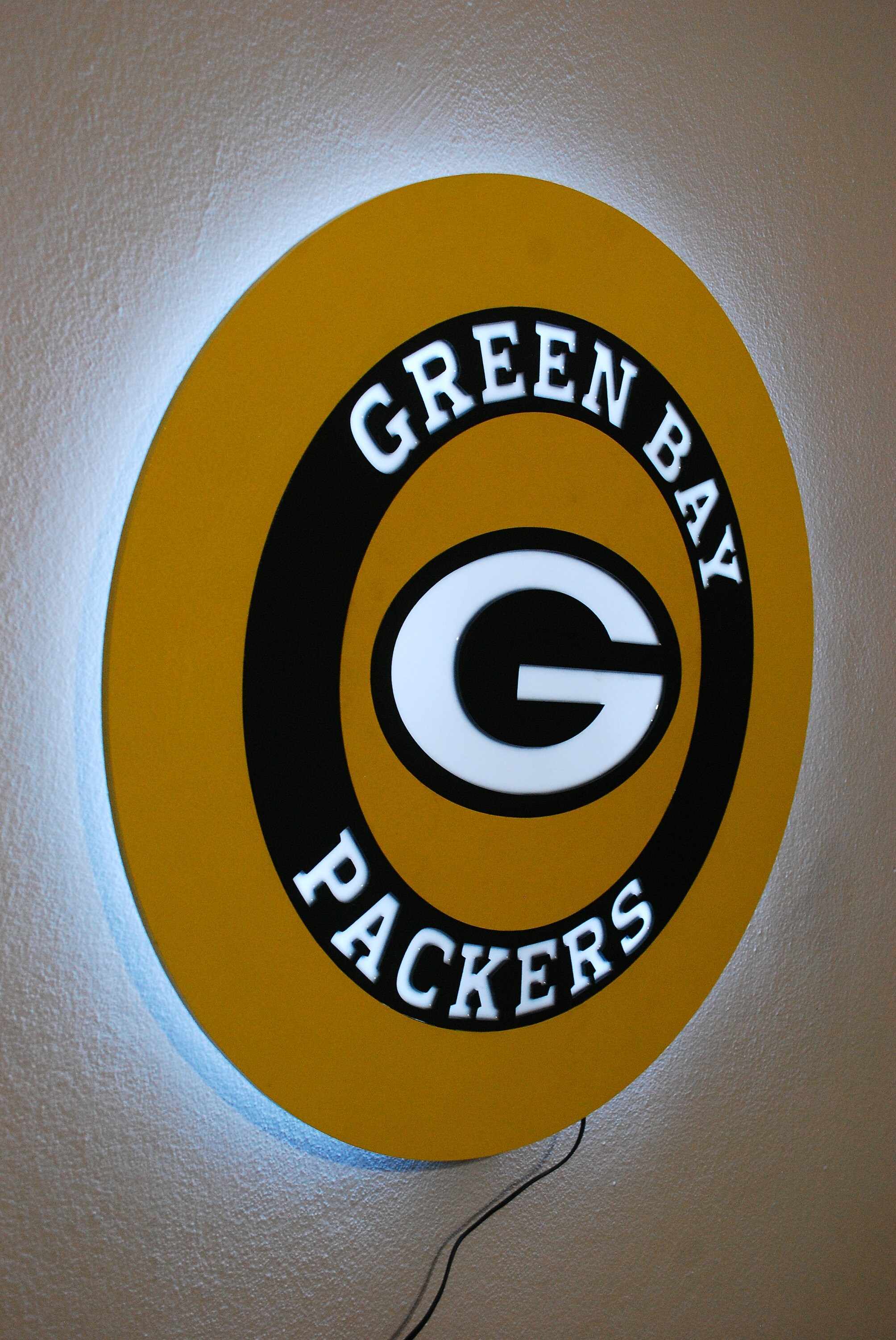 Green Bay Packers Led Wall Decoration - Etsy