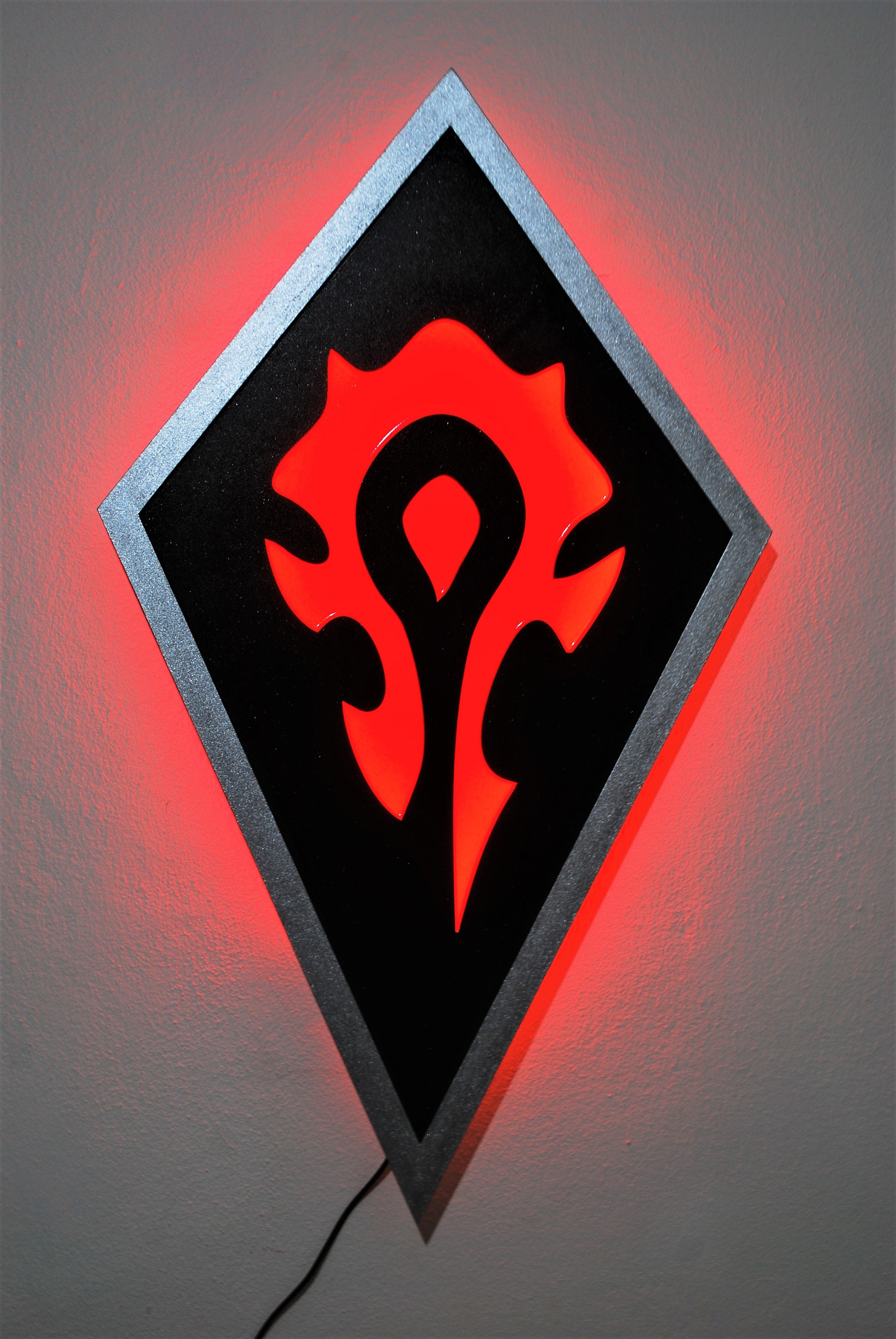 World of Warcraft Horde Led Wall Decoration - Etsy