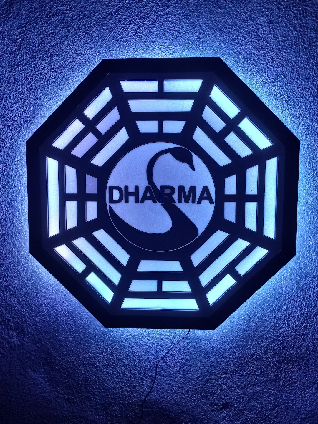 Lost Dharma Initiative Swan Station Led Wall Decoration - Etsy