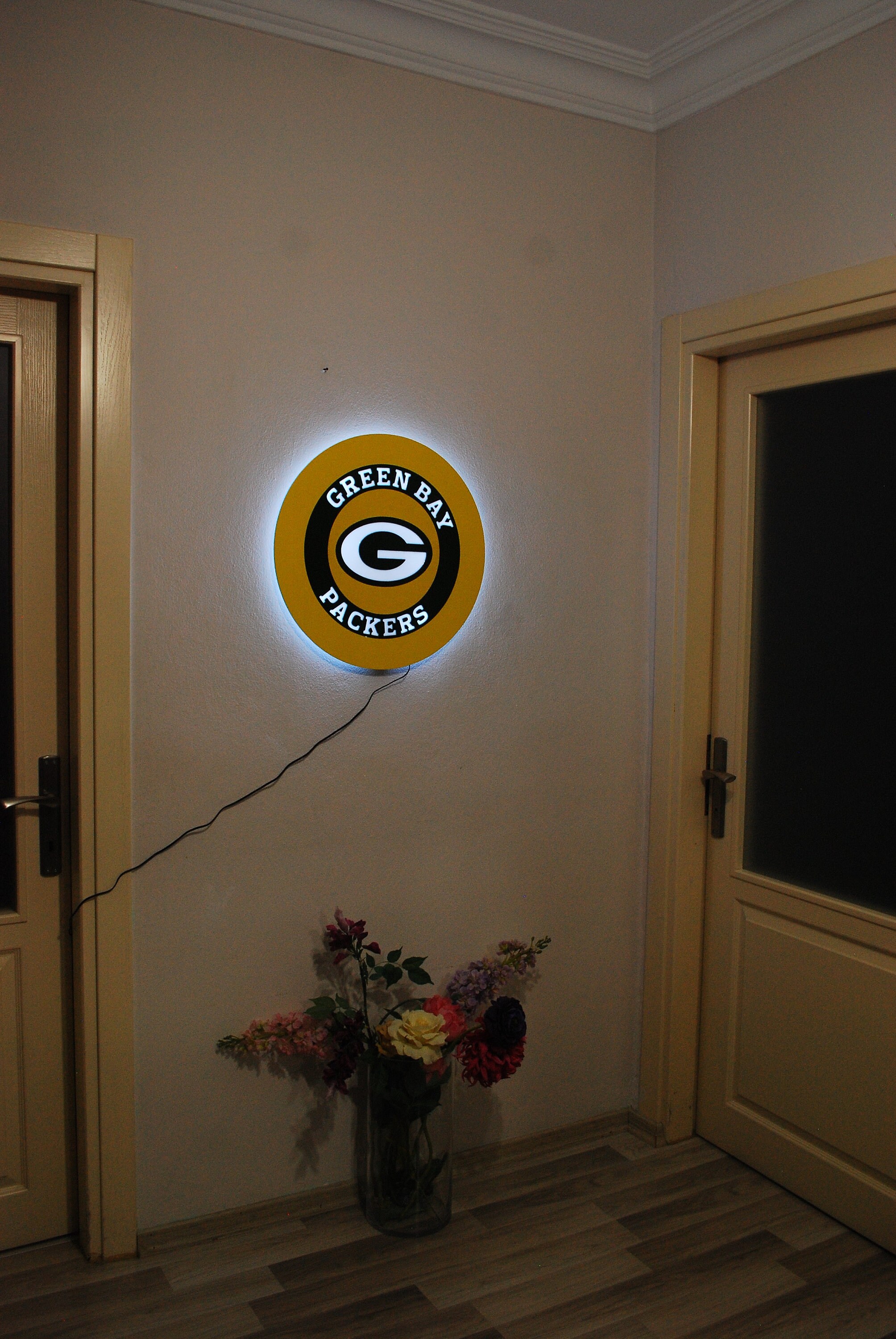 Green Bay Packers Led Wall Decoration - Etsy