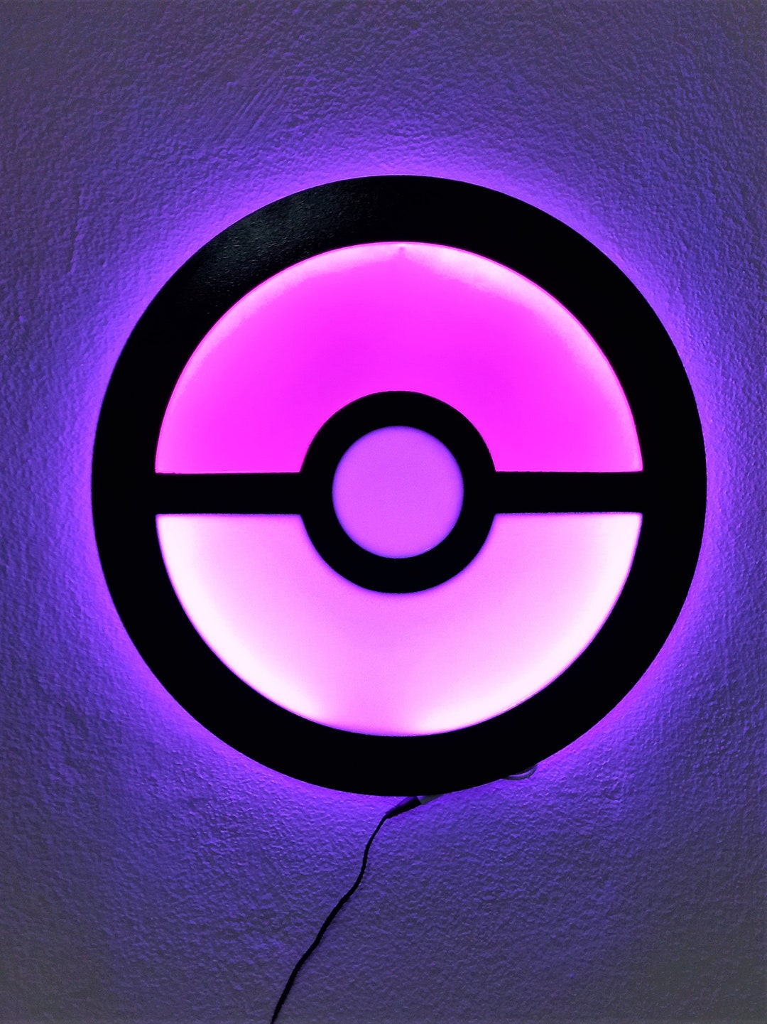 Pokemon Led Wall Decoration Pokeball Pokémon - Etsy