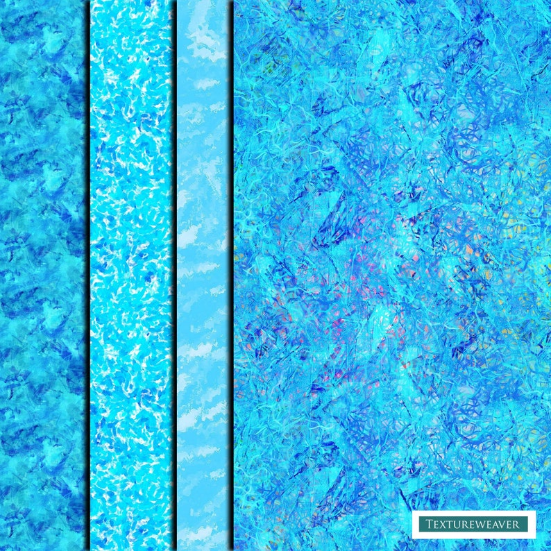 Abstract Blue Digital Papers+art Journal Collage Papers,blue ...