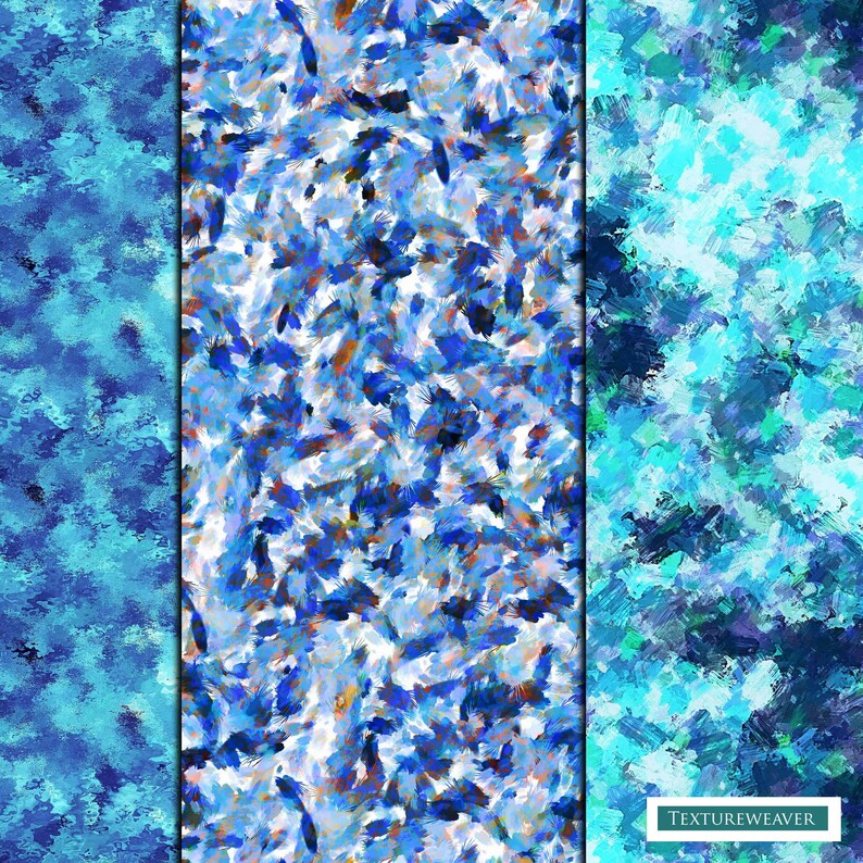 Abstract Blue Digital Papers+art Journal Collage Papers,blue ...