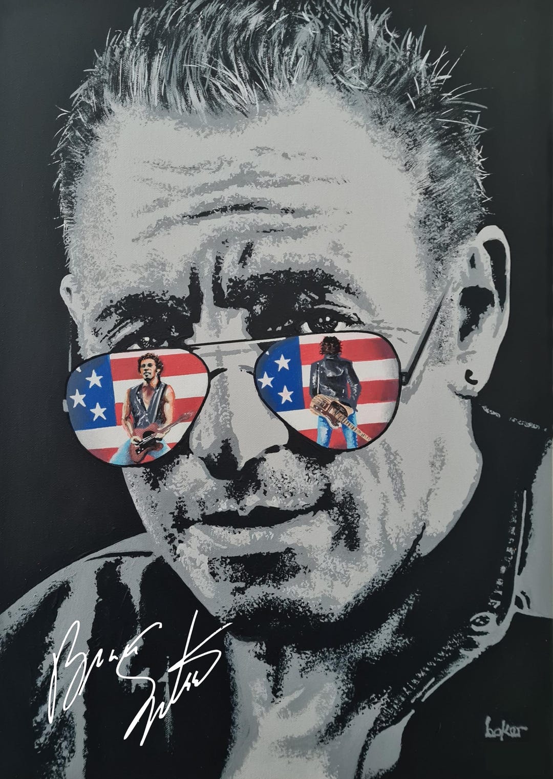 Bruce Springsteen A3 Print Unframed. - Etsy