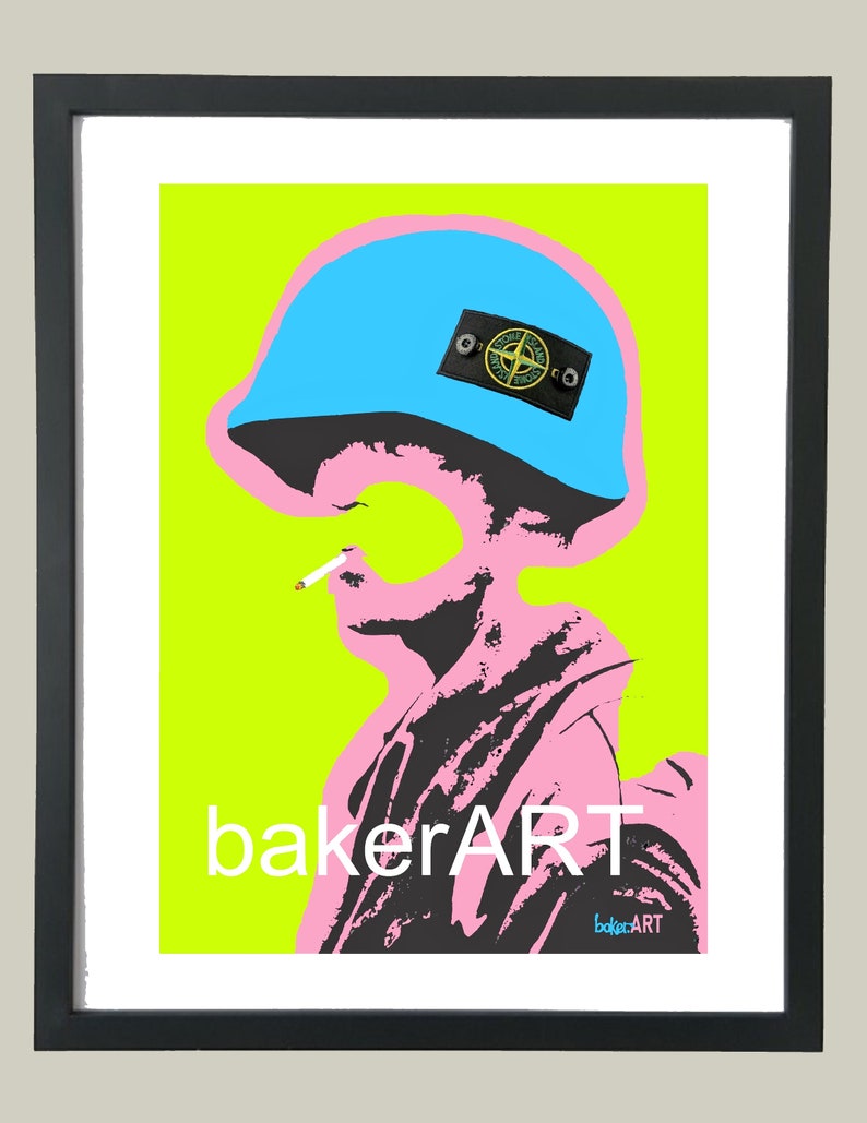 Stone Island GI A3 Print Unframed. - Etsy