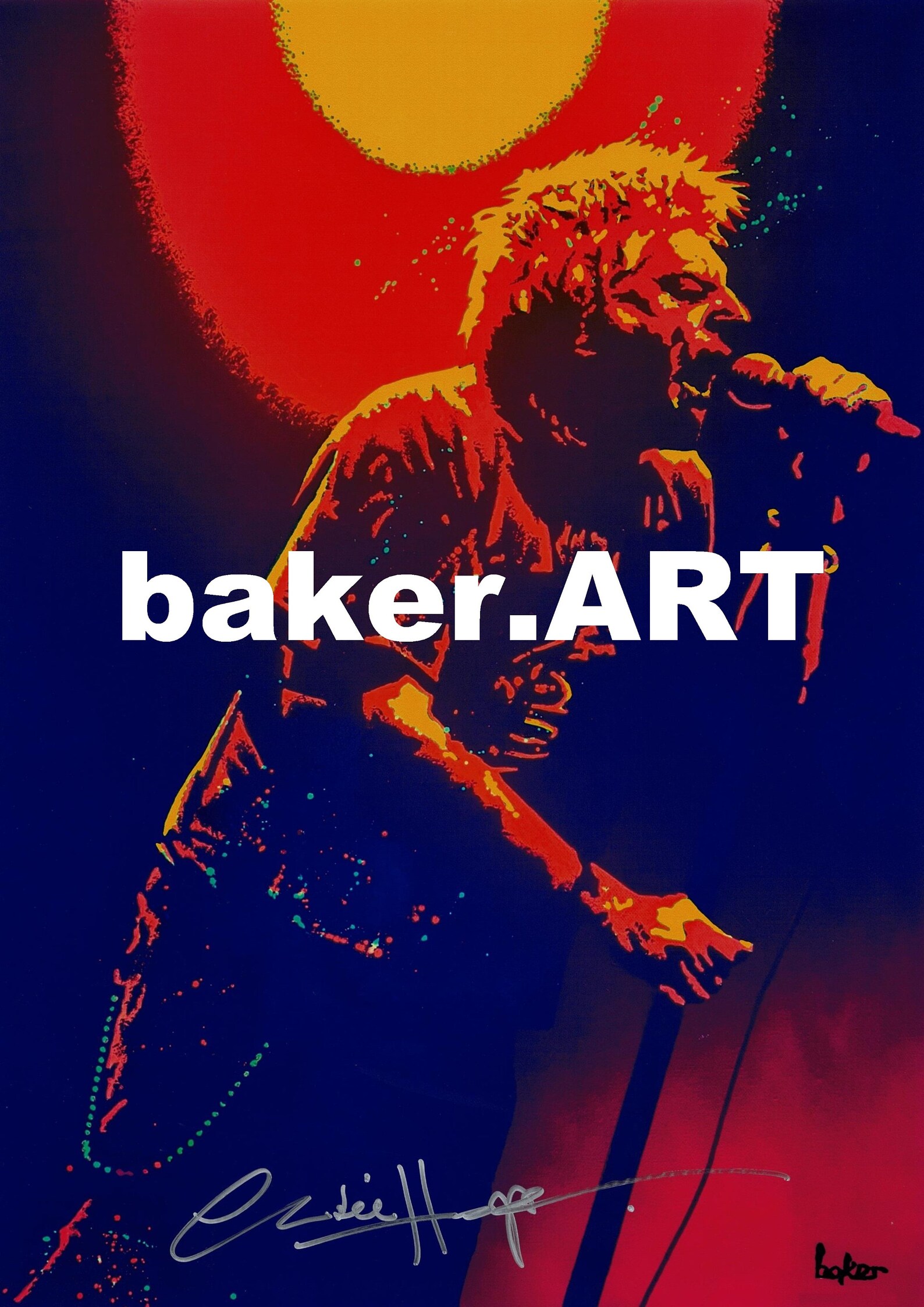 Signed Charlie Harper UK Subs A3 Print (unframed) - Etsy