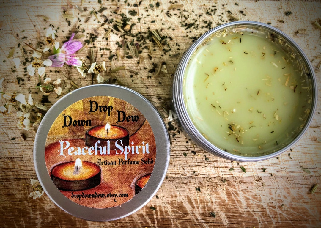 Peaceful Spirit Perfume Solid, Calming Balm, Lavender, Chamomile ...