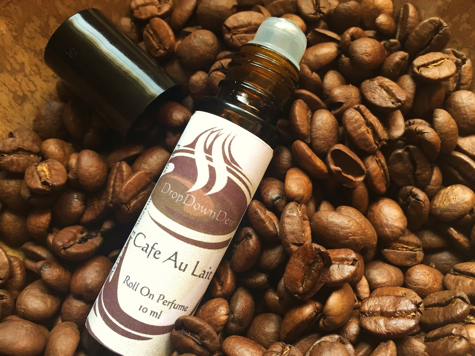 Cafe Au Lait Perfume Oil, Roll on Perfume, Coffee Scented, Aromatherapy ...