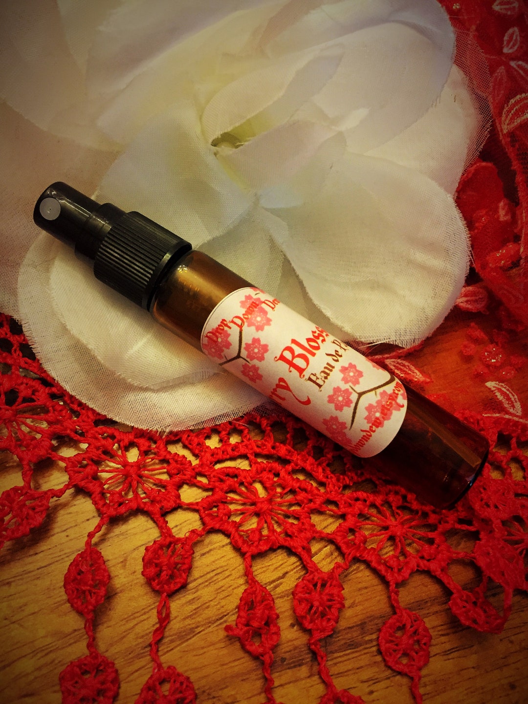 Cherry Blossom Eau De Parfum, Spray Perfume, Glass Spray Bottle, Cherry ...