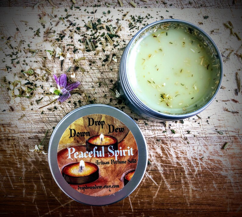 Peaceful Spirit Perfume Solid Calming Balm Lavender - Etsy
