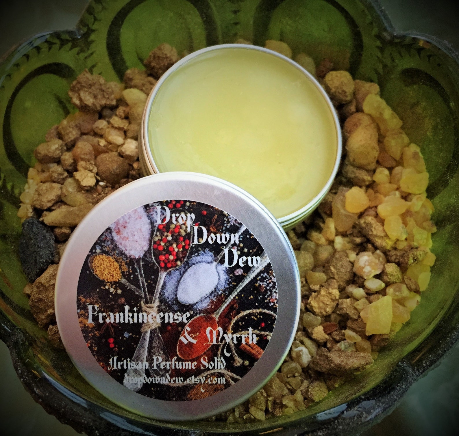 Frankincense & Myrrh Perfume Solid Perfume Balm 1 Oz - Etsy