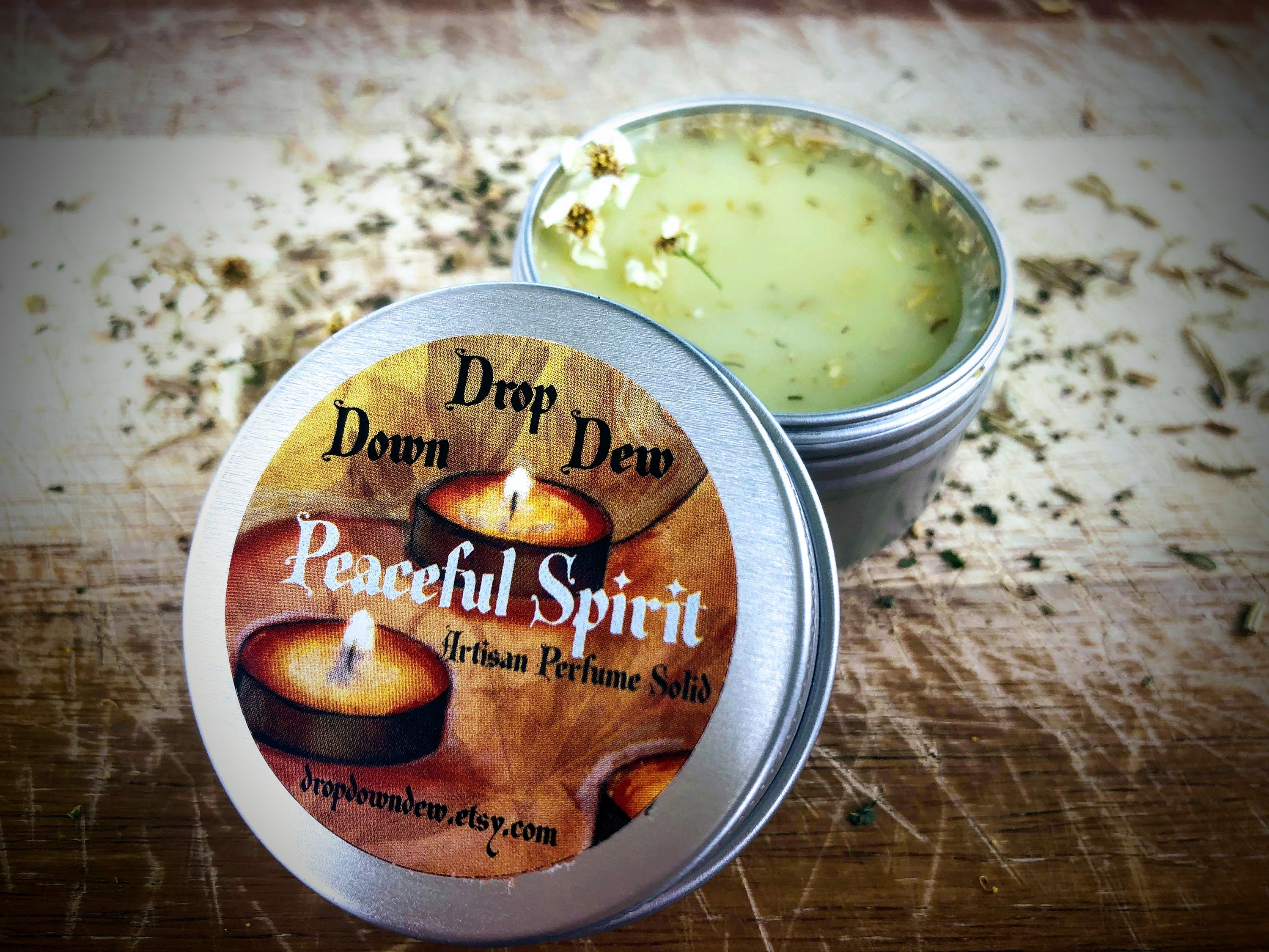 Peaceful Spirit Perfume Solid Calming Balm Lavender - Etsy