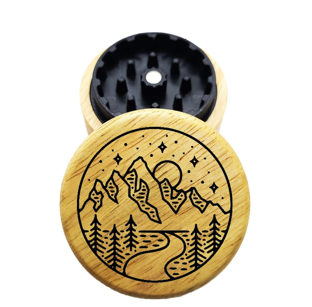 Herb Grinder Weed Grinder Wood Herb Grinder Handcrafted Wooden Grinder ...