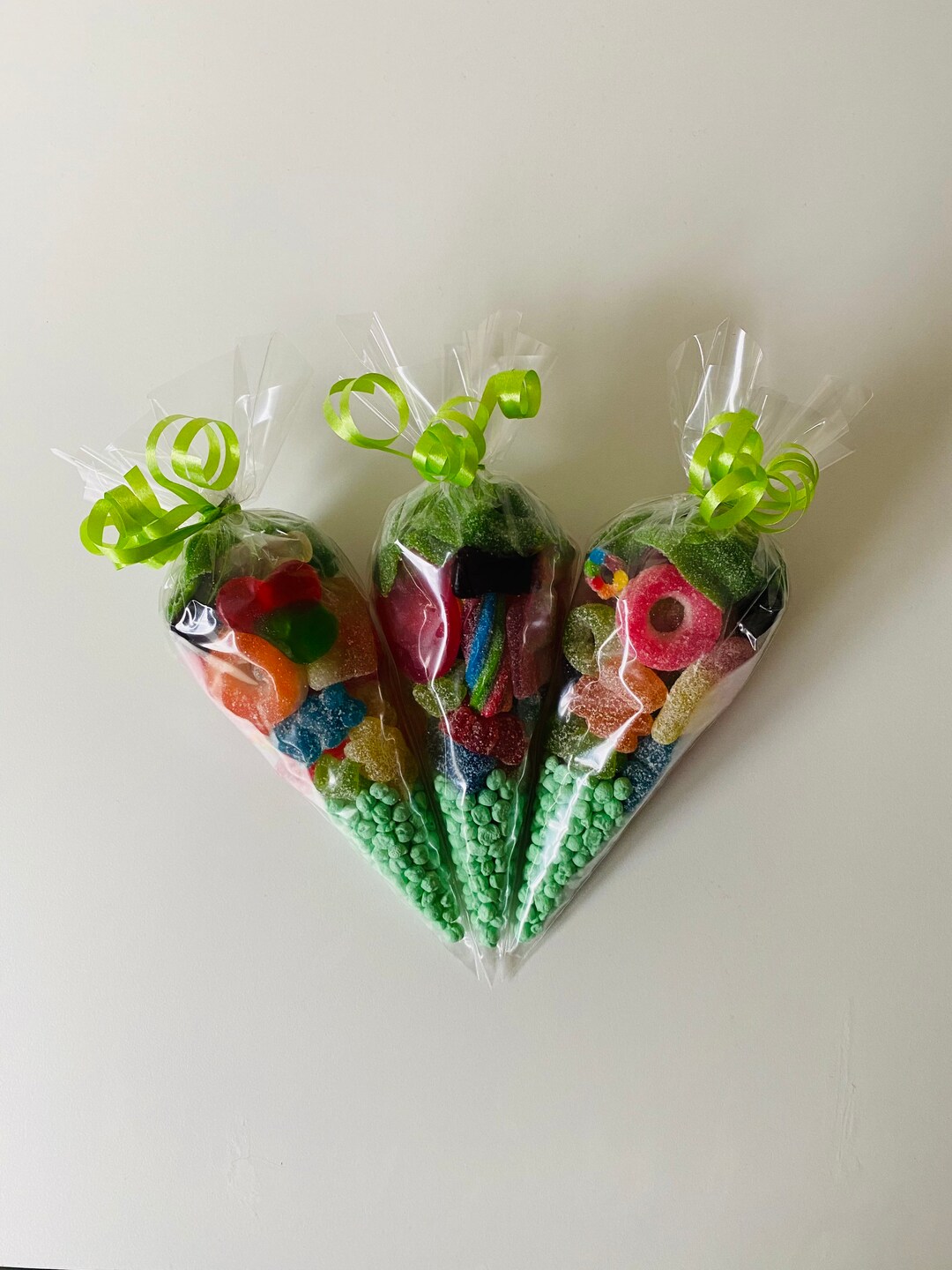10+ Vegan Pick and Mix Sweet Cones: Custom Colours & Themes - Etsy UK