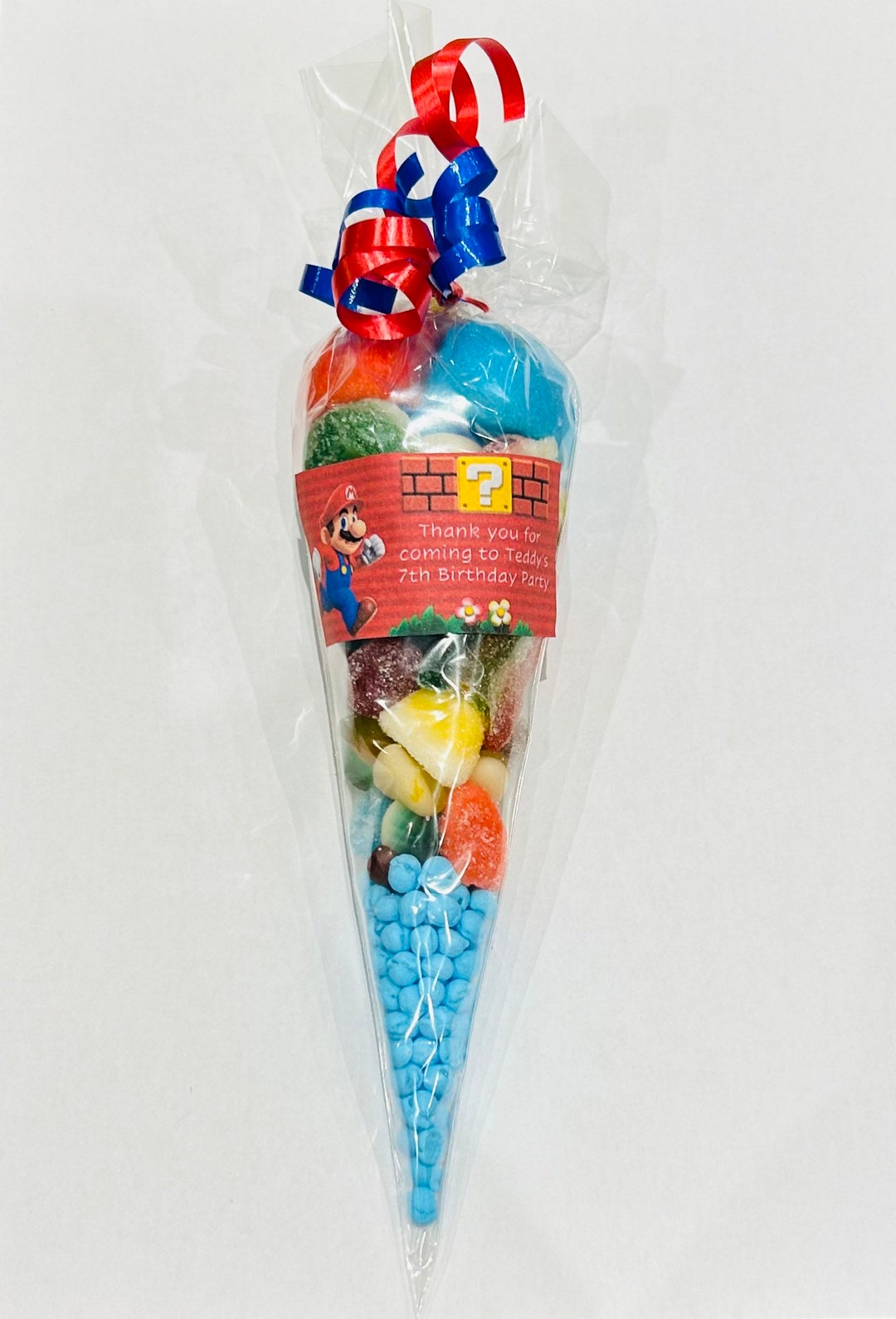 Super Mario Pick and Mix Sweet Cones - Any Colour - Etsy UK