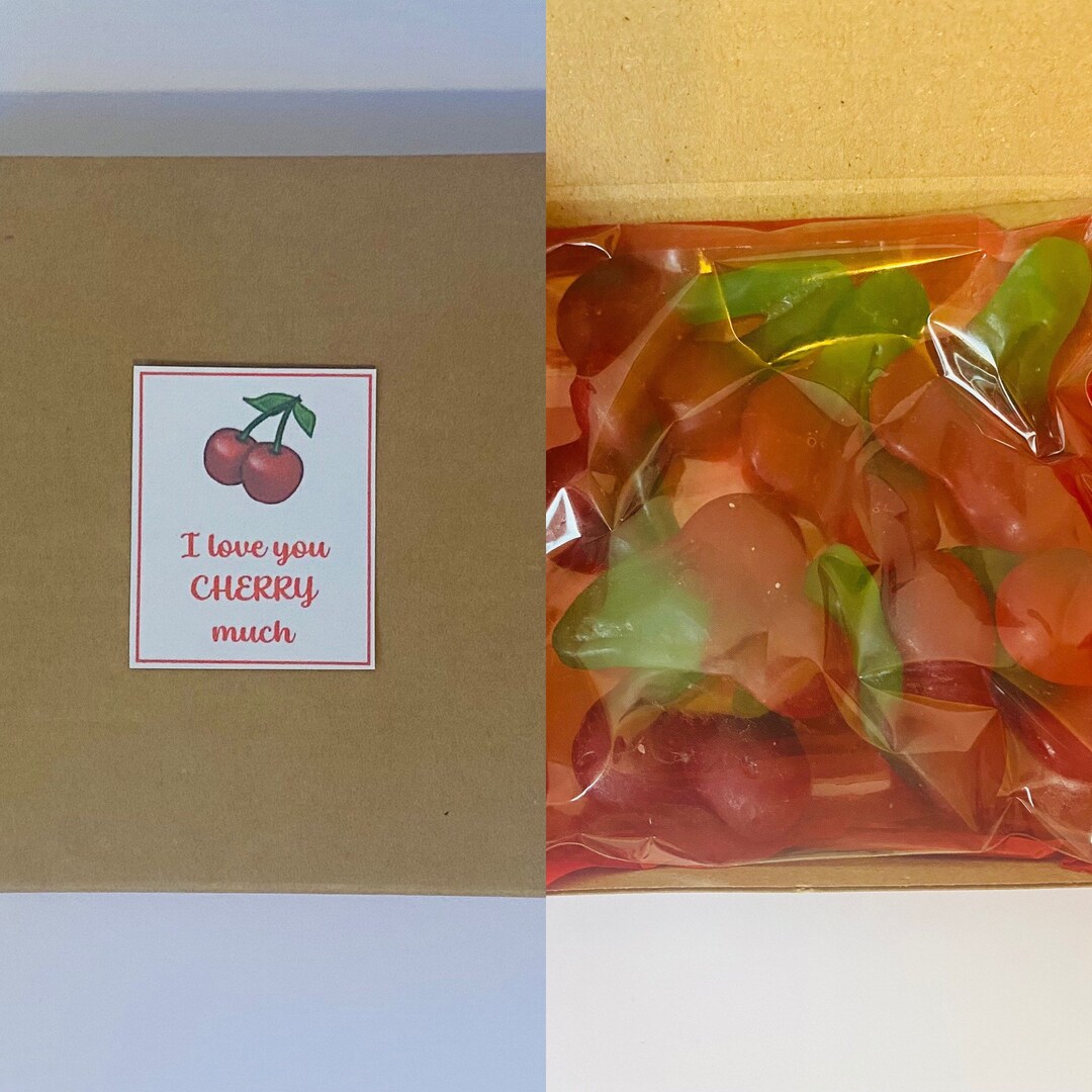 Gummy Cherries - I Love You Cherry Much - Etsy