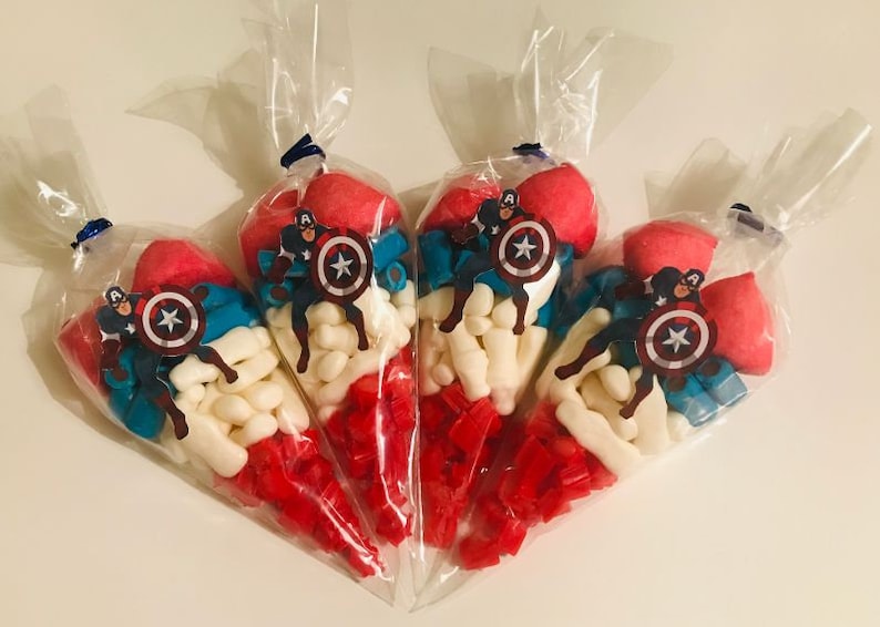 Superhero Sweet Cones - Etsy UK
