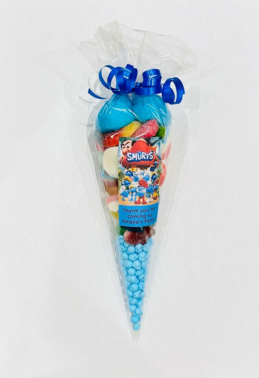 Smurfs Pick and Mix Sweet Cones - Etsy