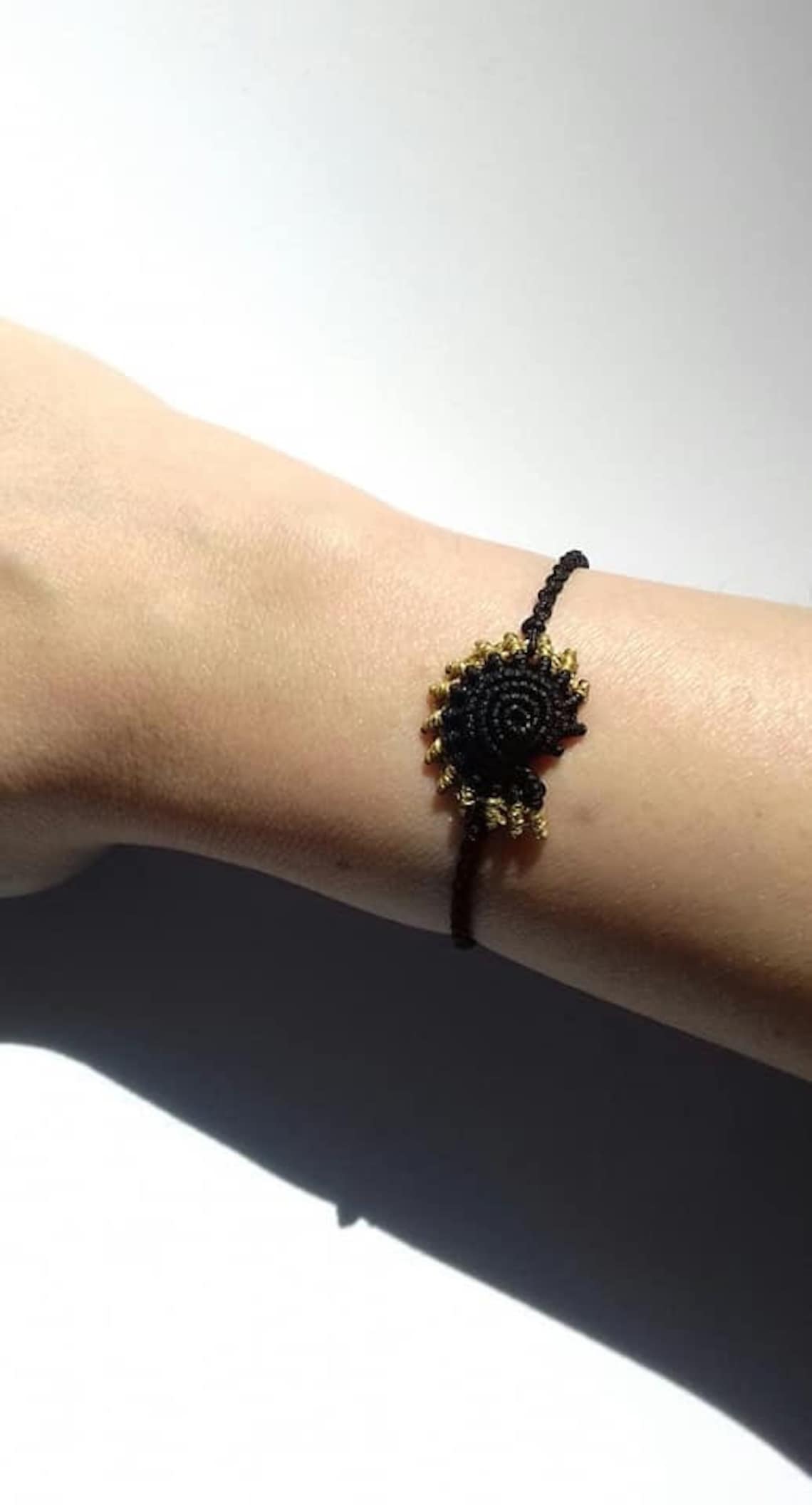 Macrame Spiral Bracelet,macrame Sea Shell Bracelet,spiral Bracelet ...