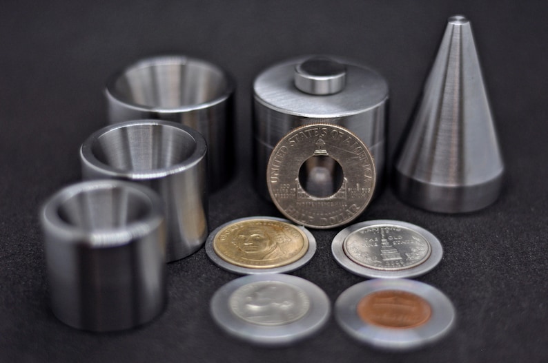 Coin Ring Making Tool Set: Center Pucnher 1/2