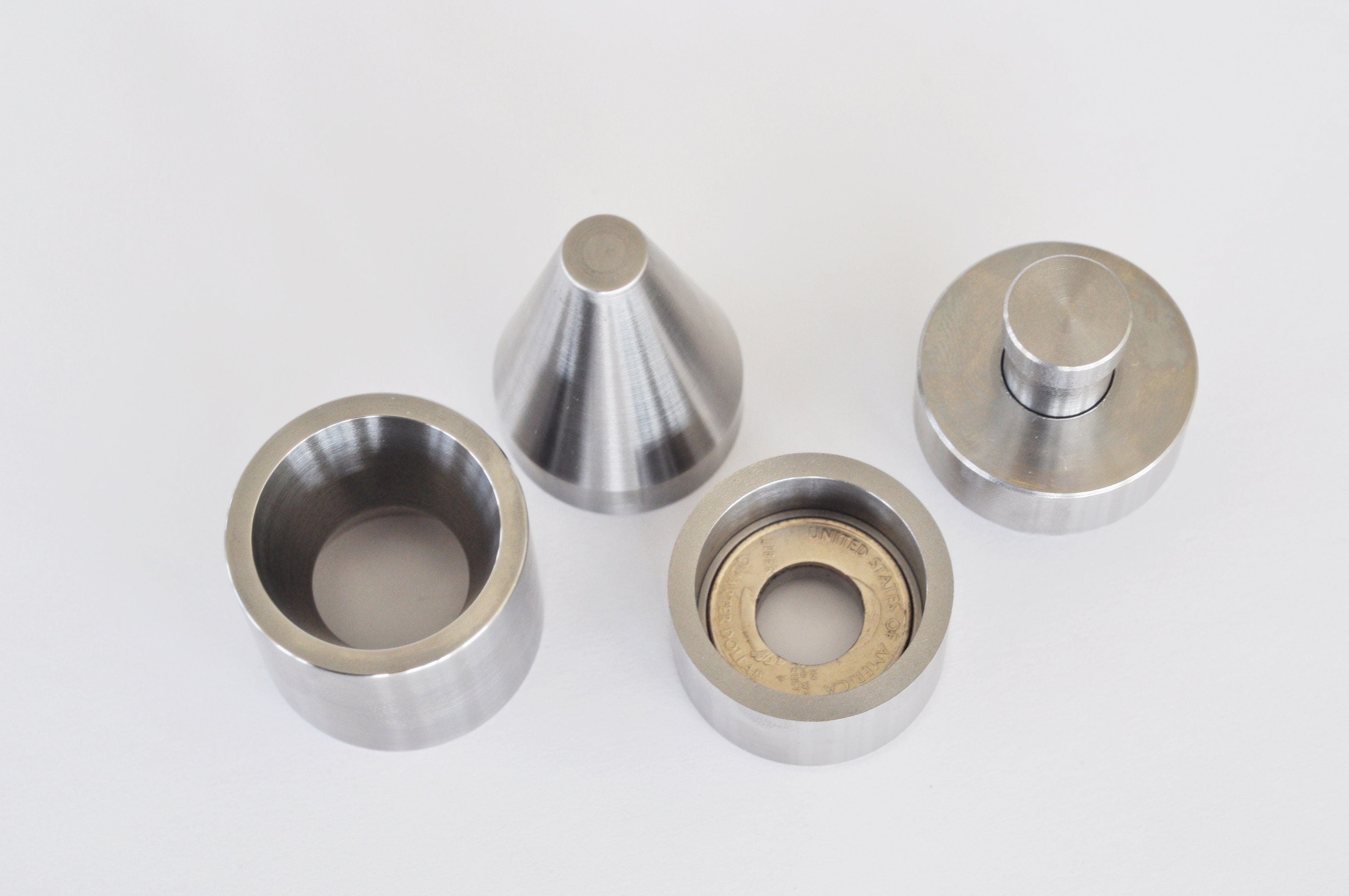 Beginners Coin Ring Tool Set: Steel Punch, Die & Cone - Quarter/dollar ...
