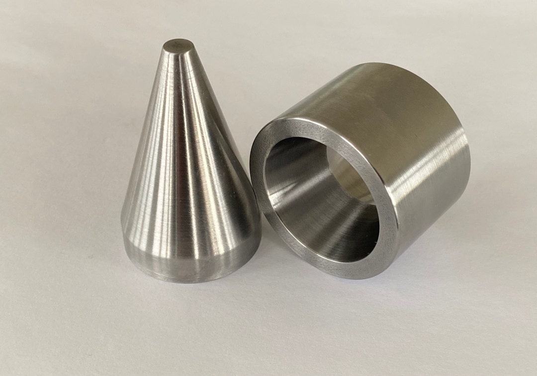 17 Degree 1.1" 1.2" Folding Set Cone Die Coin Ring Fold Over Made in ...