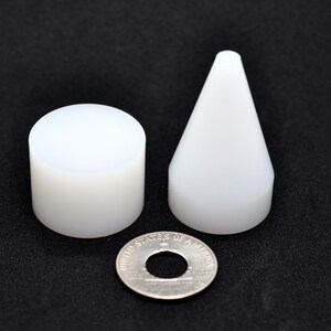 17 Degree Caprolon Cone and Press Pad Tool Folding Coin Ring Fold Coin ...