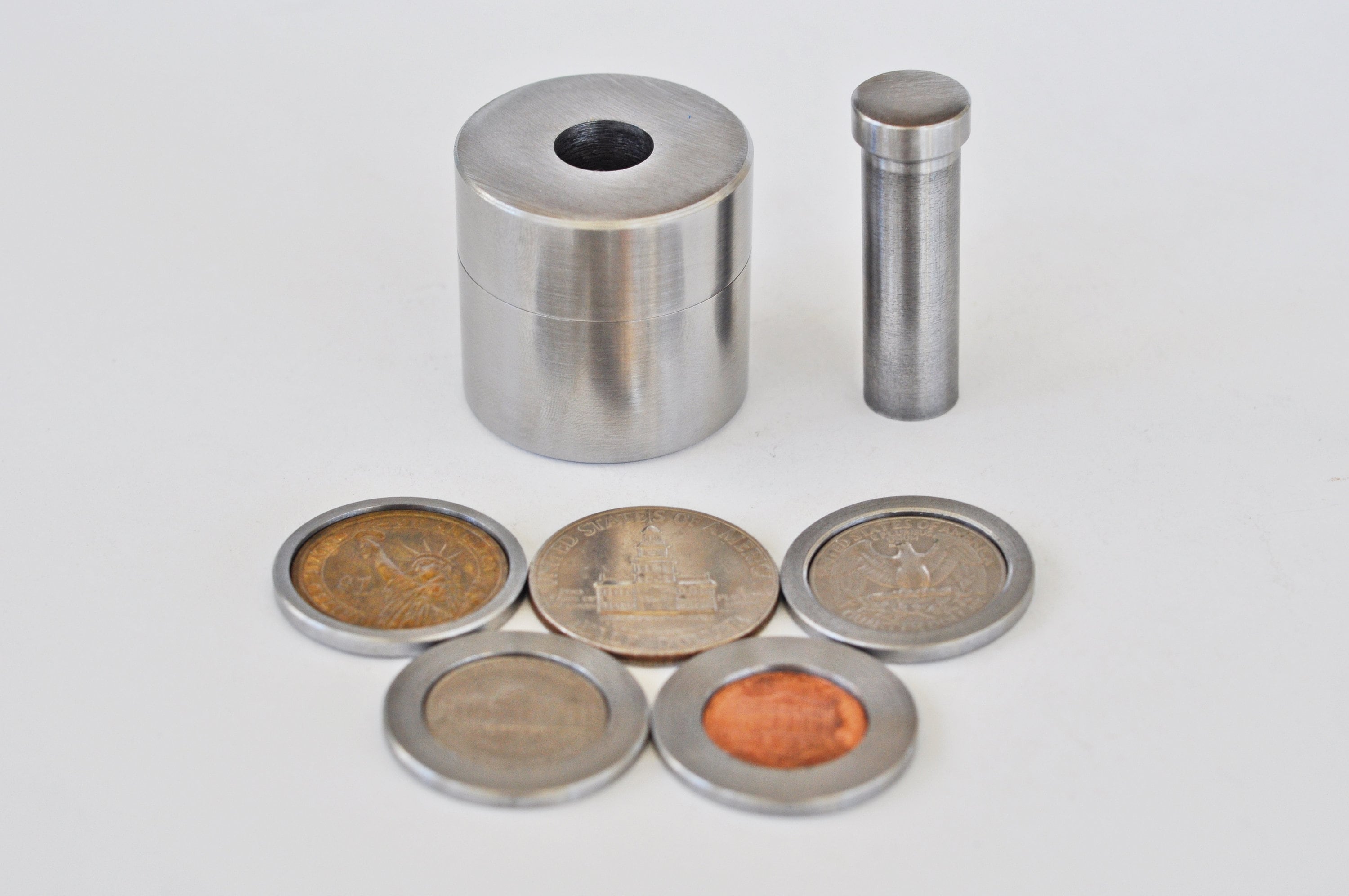 Steel Coin Ring Tool Set SPACERS for 5 US COINS Center Punch | Etsy