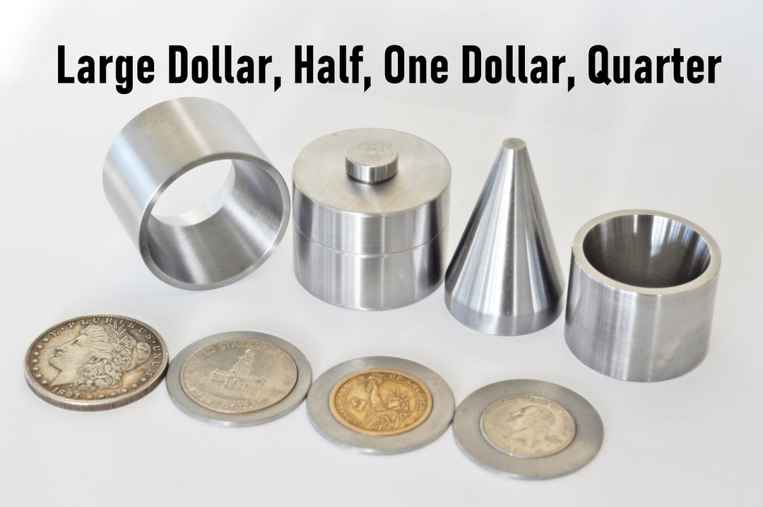 Coin Ring Tool Set: 1/2" Punch, Folding Dies for US Coins - Etsy