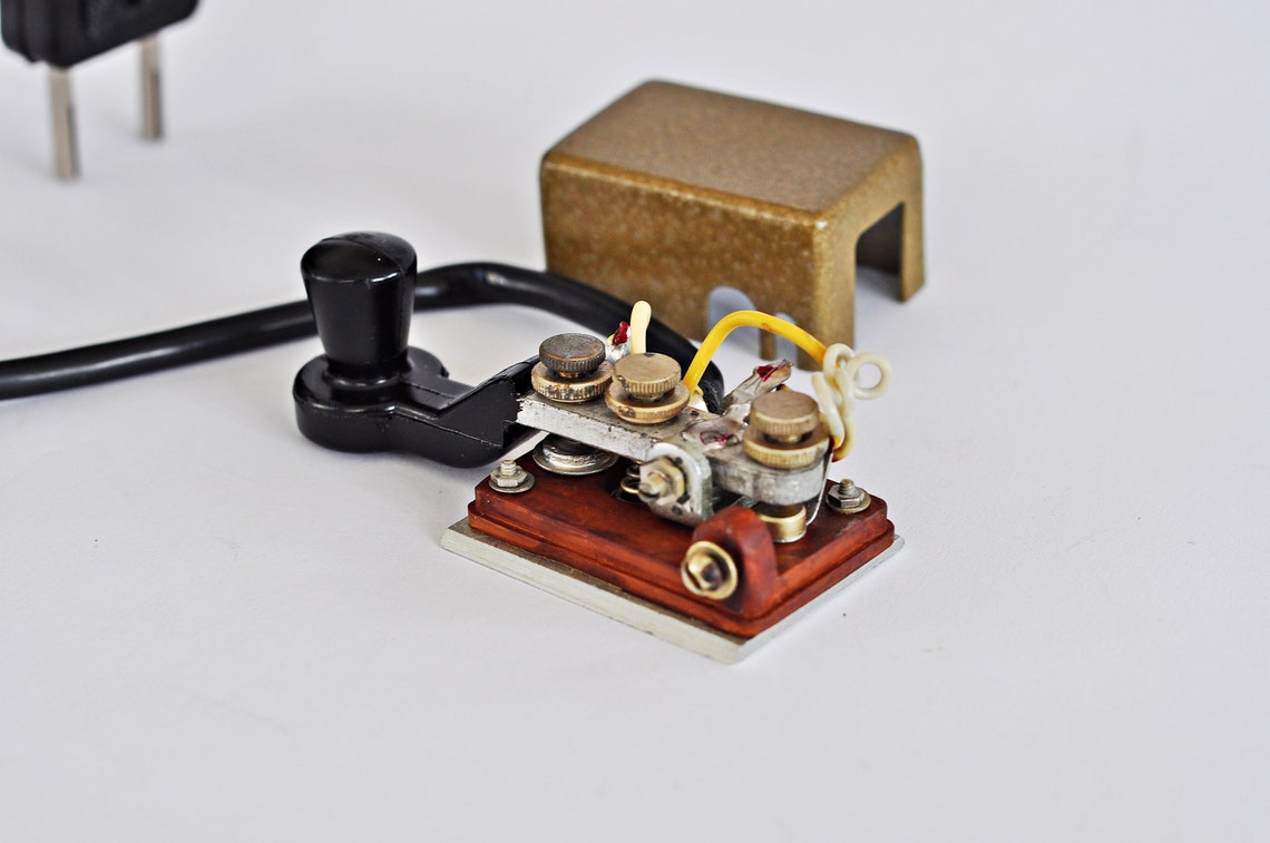 New Vintage Telegraph Morse Key Soviet Miniature Military HAM - Etsy