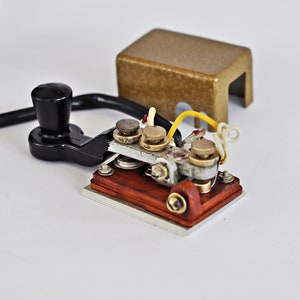 New Vintage Telegraph Morse Key Soviet Miniature Military HAM Radio ...