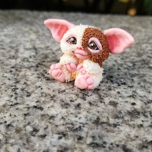Cute Gremlin Miniature Mogwai From Polimer Clay, Gremlin Gizmo Mini ...