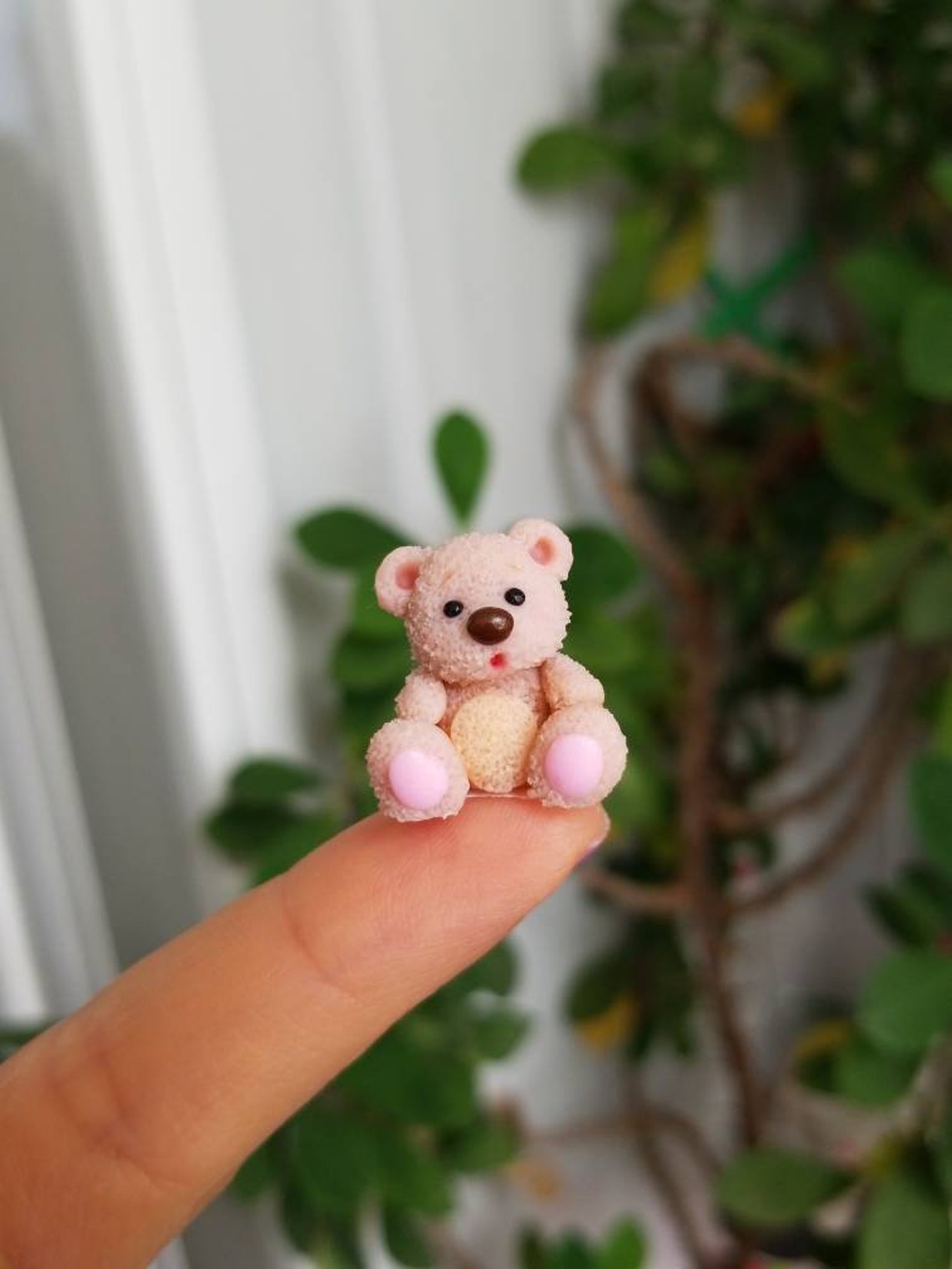 Teddy Bear Charm / Clay Charms / Teddy Bear Necklace / - Etsy