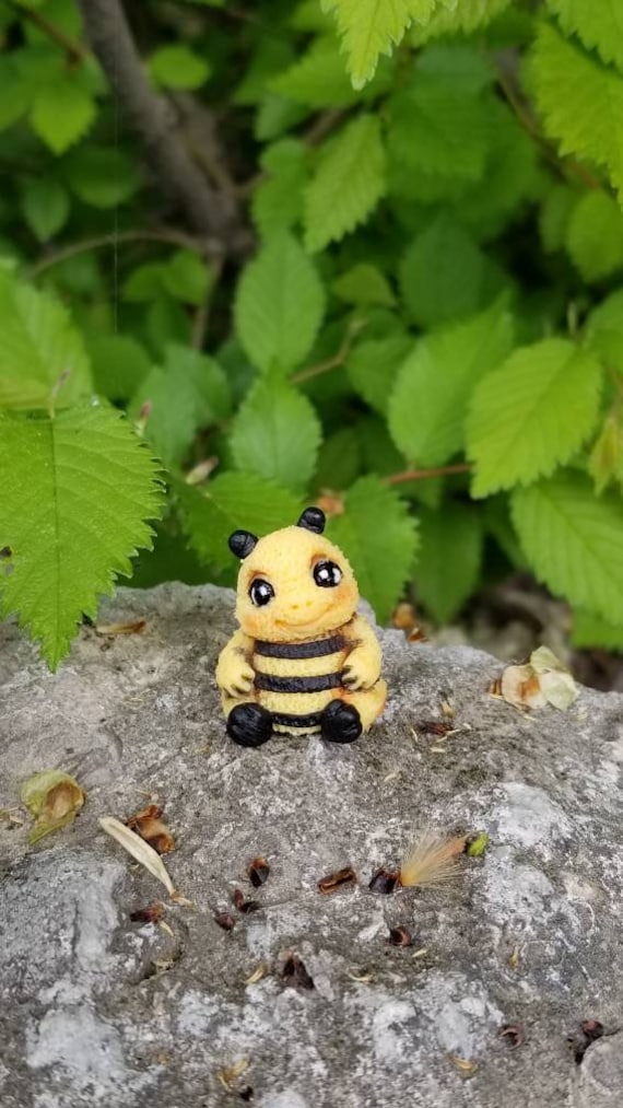 Beekeeper Giftbee Miniature Cute Bee Figurine Bee Toy - Etsy